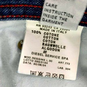 Diesel | Jeans | Diesel Service Spa Distressed Blue Italian Denim B ...